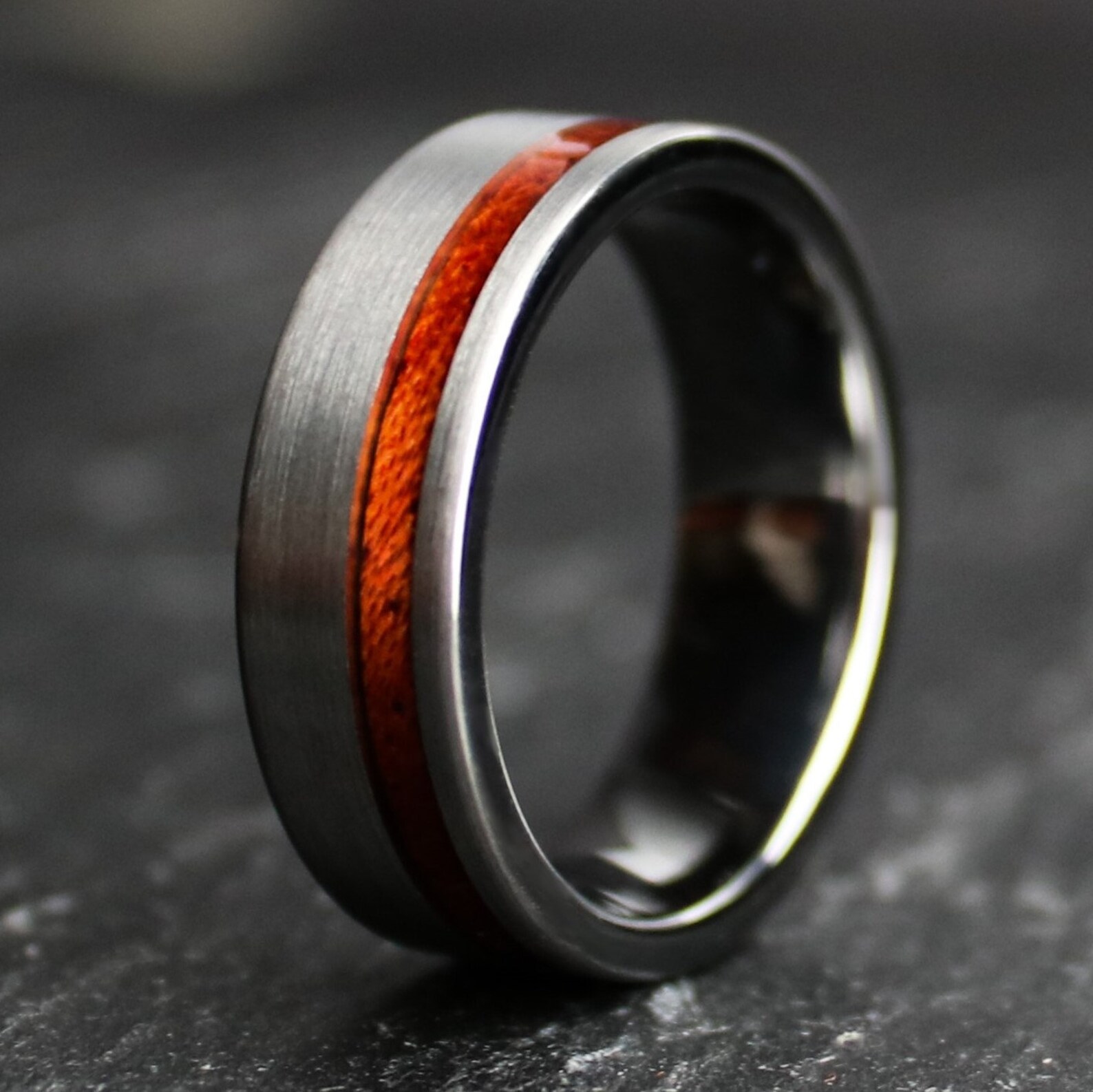 The Sequoia Red Wood Ring California Wood Ring Handmade - Etsy