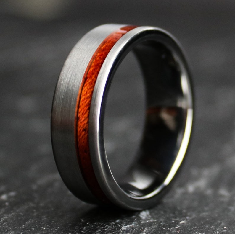 The Sequoia Red Wood Ring California Wood Ring Handmade - Etsy