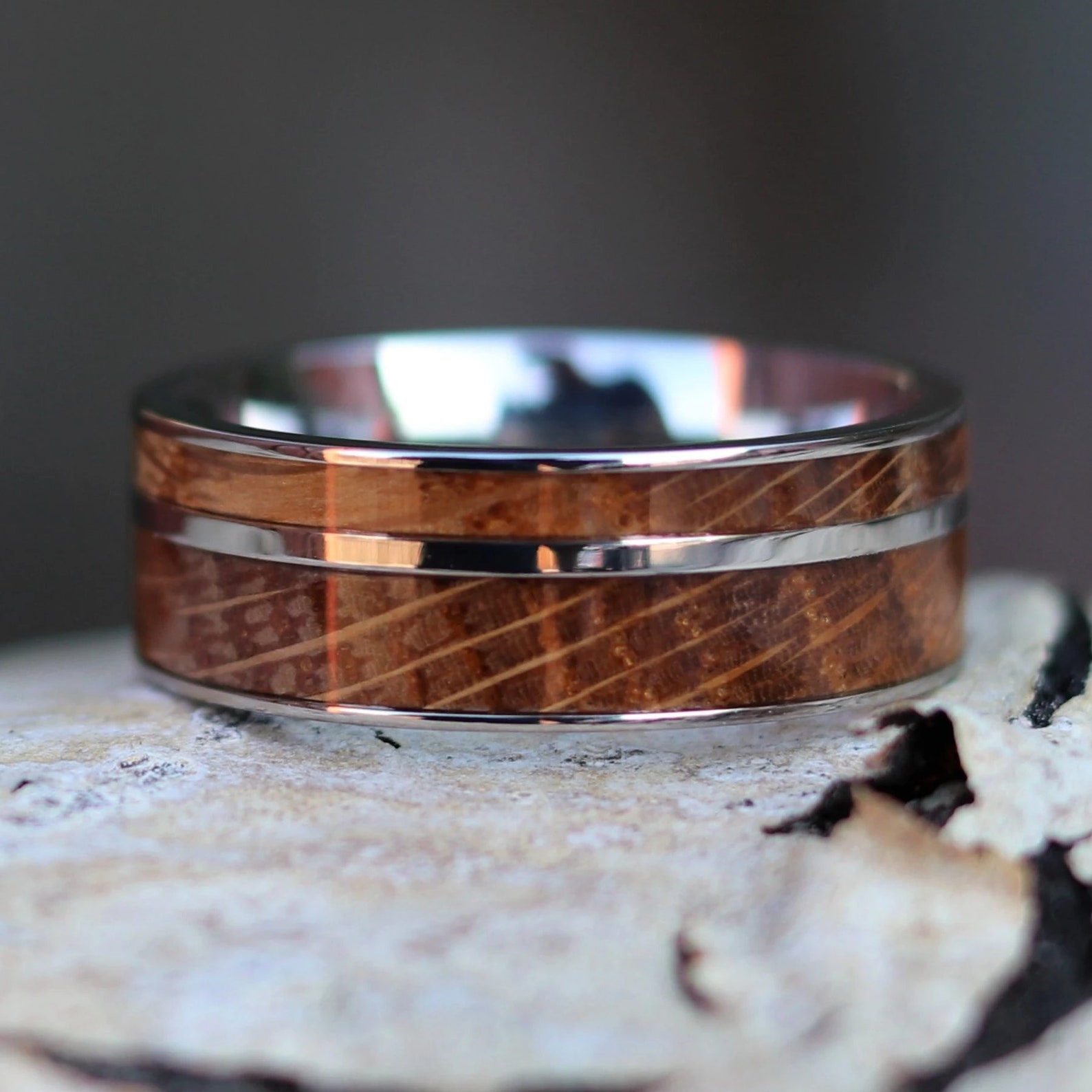 The Norseman, Whiskey Barrel Ring, Whiskey Wood Ring, Wood Ring ...