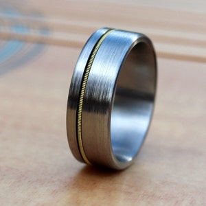 The Zeppelin, Guitar String Ring, Guitar String Jewelry, Guitar String ...