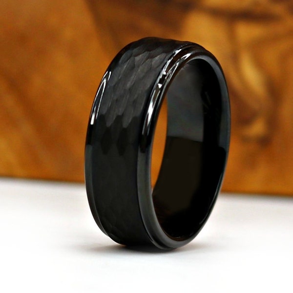 Black Metal Ring - Etsy