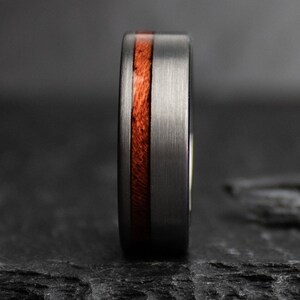The Sequoia, Red Wood Ring, California Wood Ring, Handmade Wood Ring ...