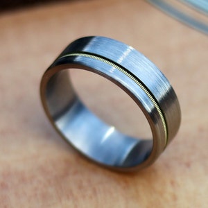 The Zeppelin, Guitar String Ring, Guitar String Jewelry, Guitar String ...