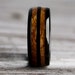 The Curator, Bourbon Whiskey Barrel Black Tungsten Wedding Rings, 8 Mm ...