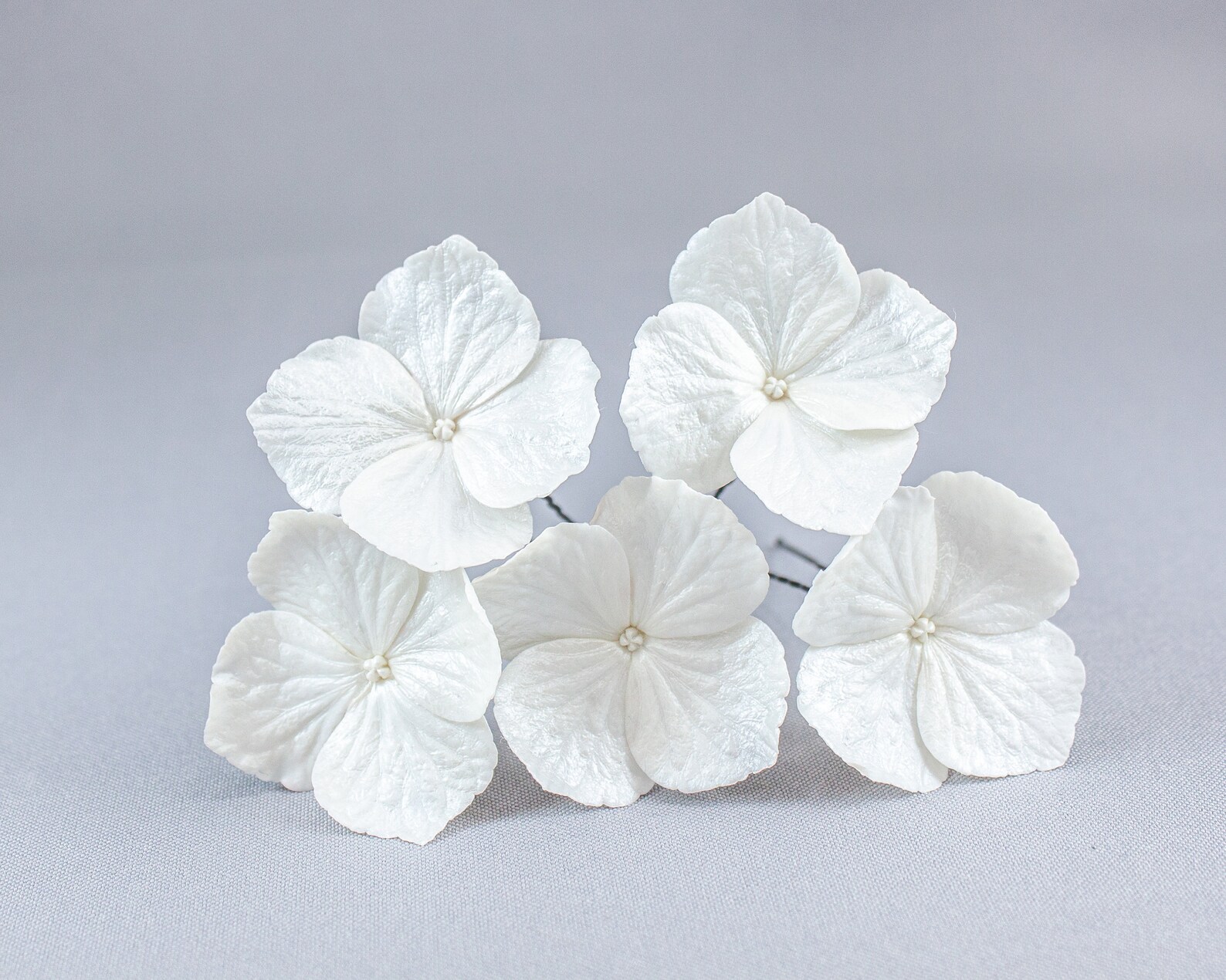 Hydrangea Hair Pins 1 Pc Realistic Hydrangea Wedding Hair Pin - Etsy