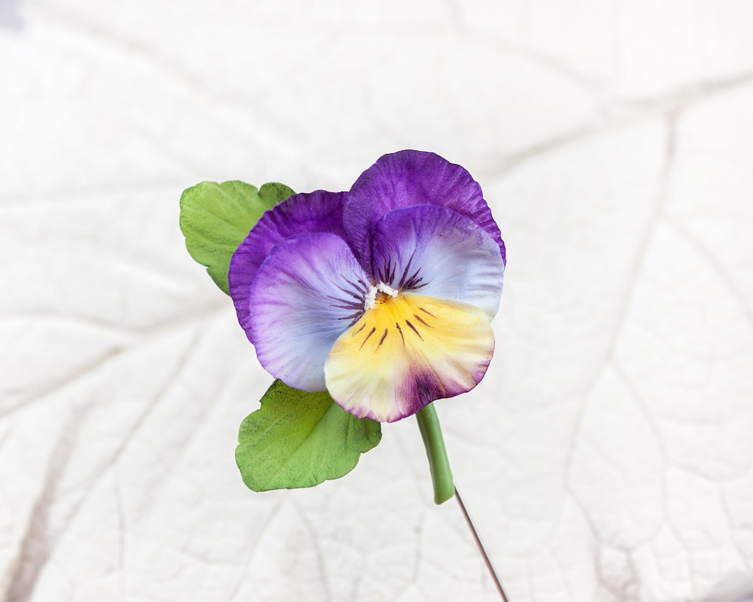 Pansy Brooch Flower Lapel Pin Wedding Flower Boutonniere - Etsy