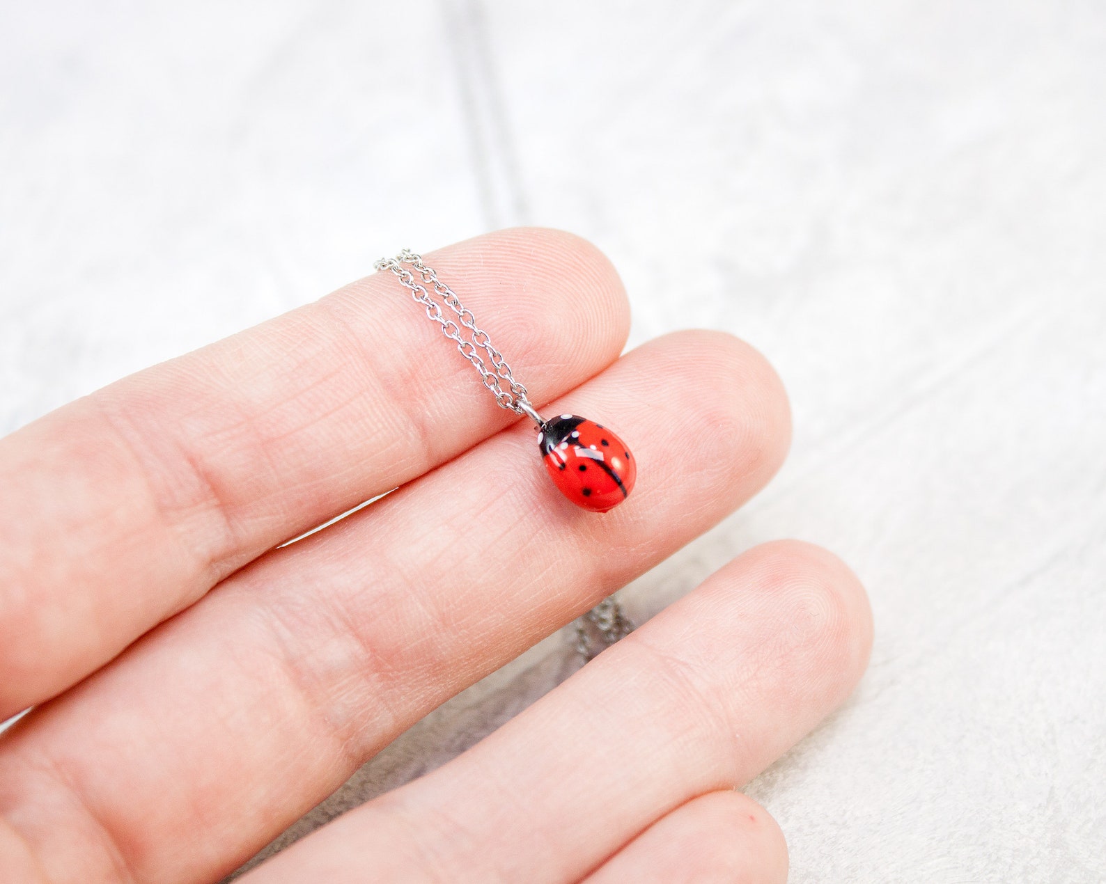 Ladybug Pendant. Realistic Miniature Ladybird. Cute Pendant - Etsy