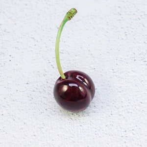 Sweet Cherry Brooch. Fruit Pin. Summer Trends - Etsy