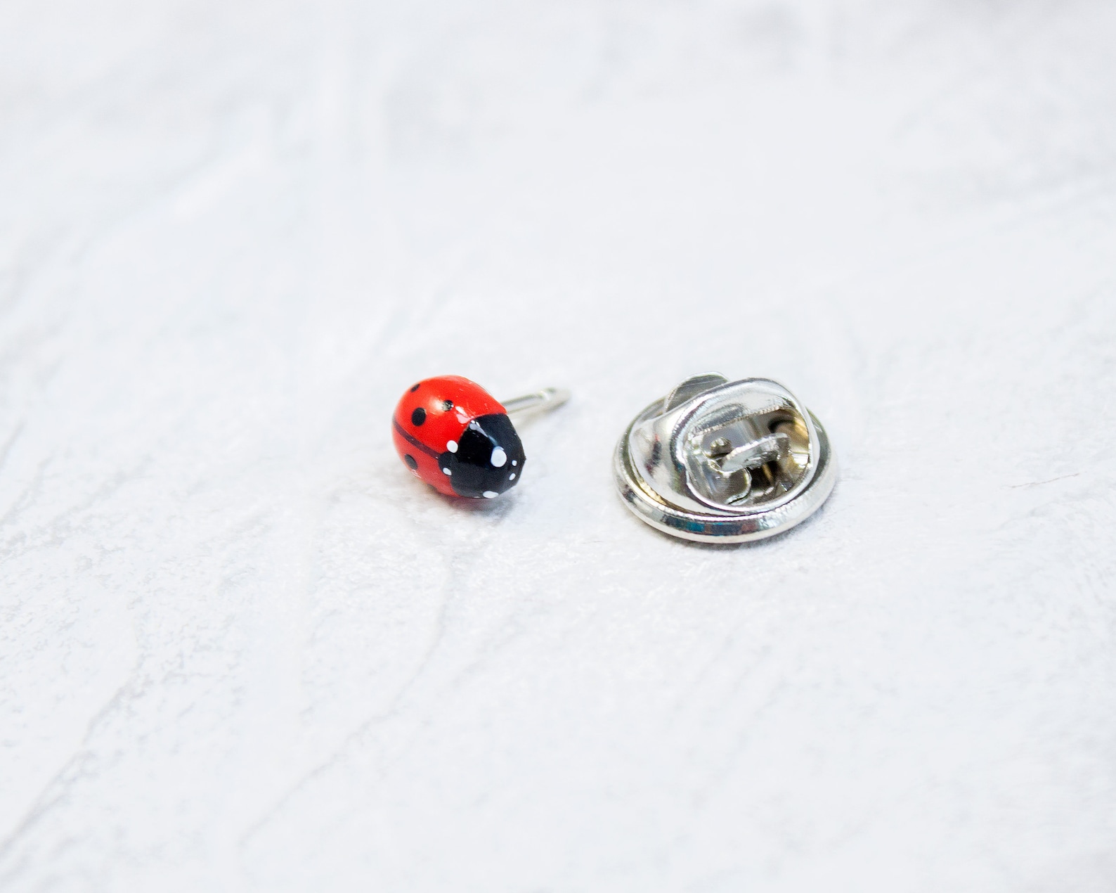 Ladybug Pin Realistic Miniature Ladybird Brooch - Etsy