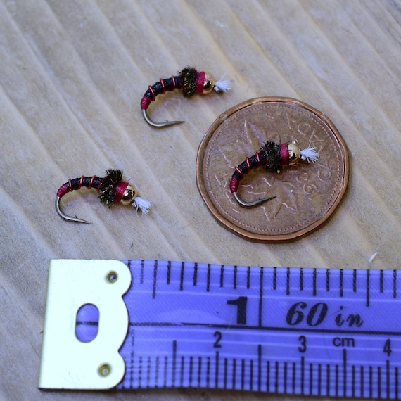 BEADHEAD CHIRONOMID Size 14 Zebra Midge Fly Box Fly Israel, 41% OFF