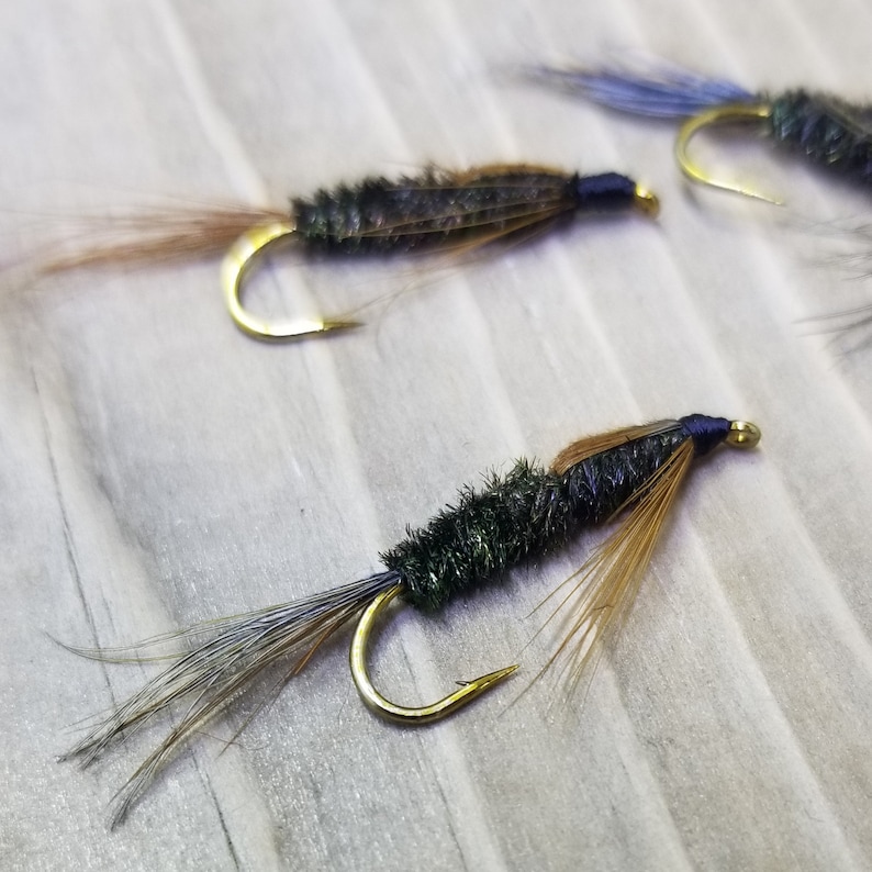 HALFBACK NYMPH Size 8 Wet Fly Fishing Gifts Fly Fishing - Etsy