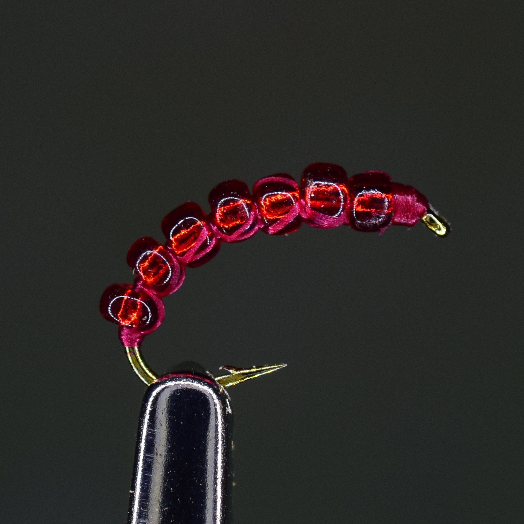 BLOODWORM size 10 midge flies scud fly fishing flies fly | Etsy