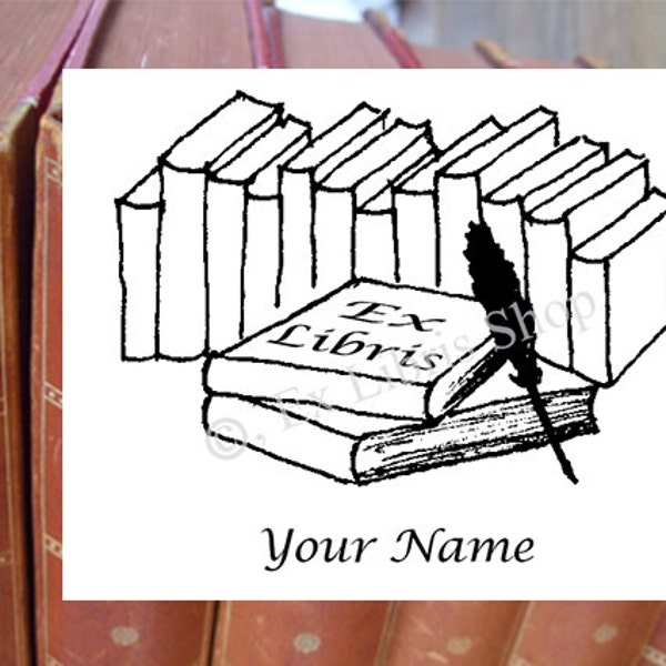 Adhesive Bookplate - Etsy