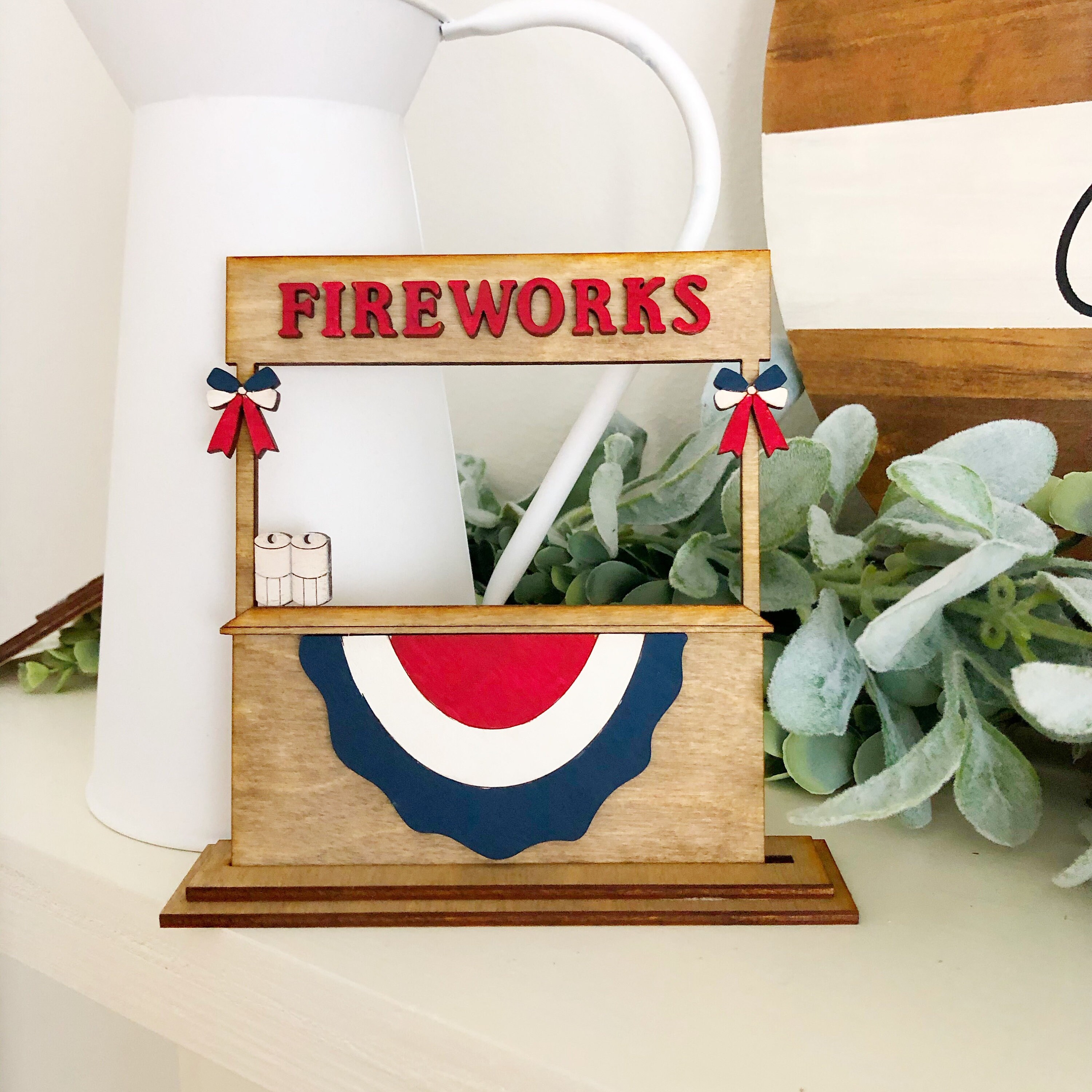 Fireworks Stand Fourth of July Patriotic Fireworks Tiered | Etsy