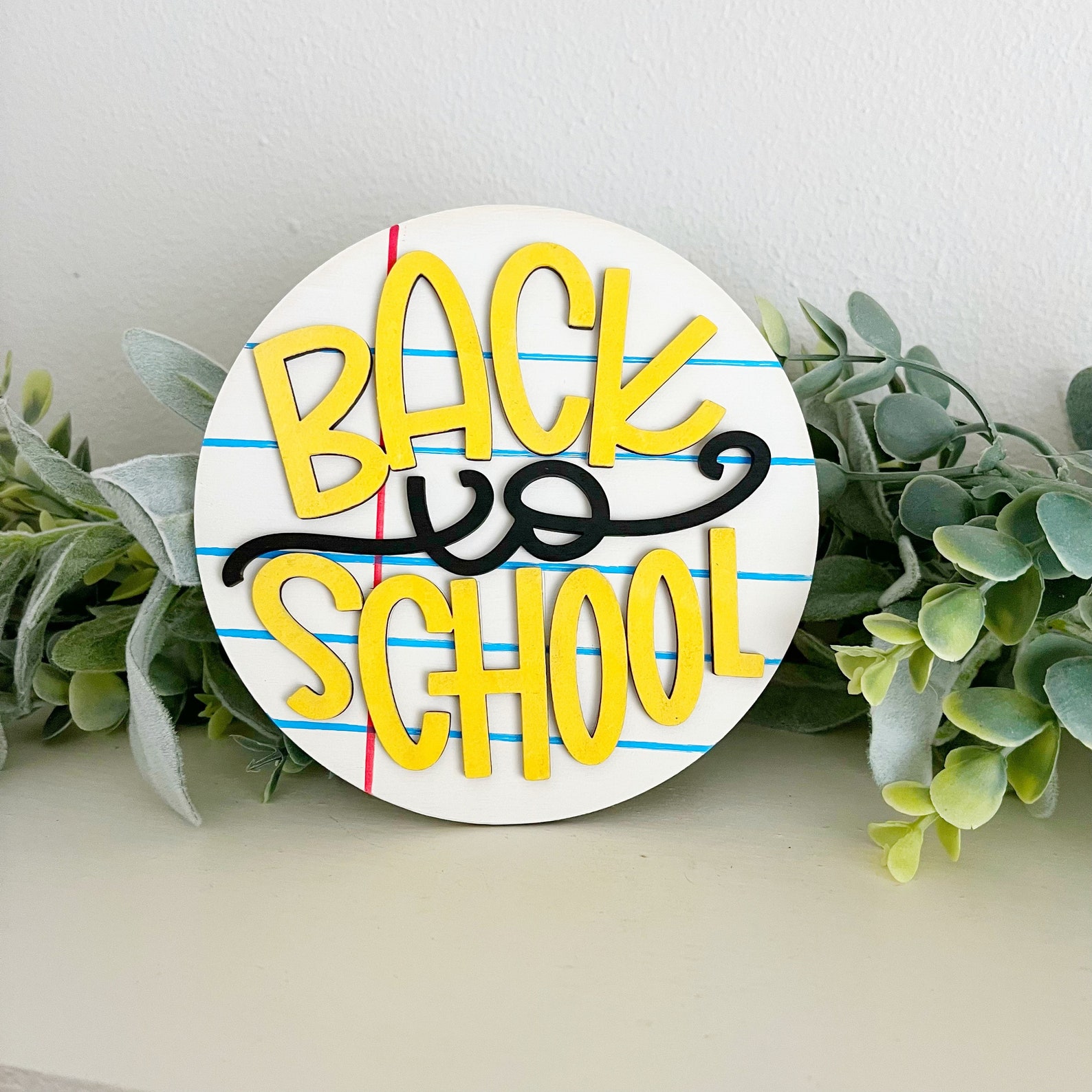 Back to School Sign Teacher Sign School Sign School Themed - Etsy