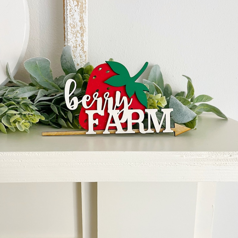 Strawberry Sign - Etsy