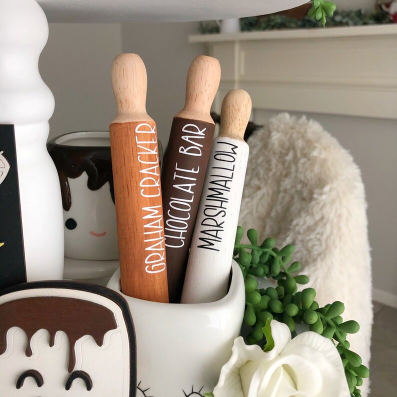 Mini S’mores Rolling Pin – Marshmallow, Chocolate Bar, or Graham ...