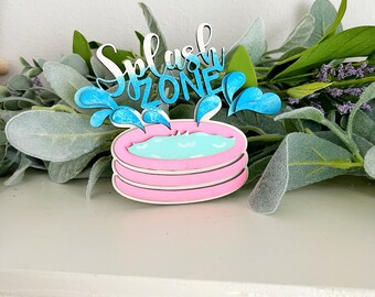 No Splash Zone Sign - Etsy