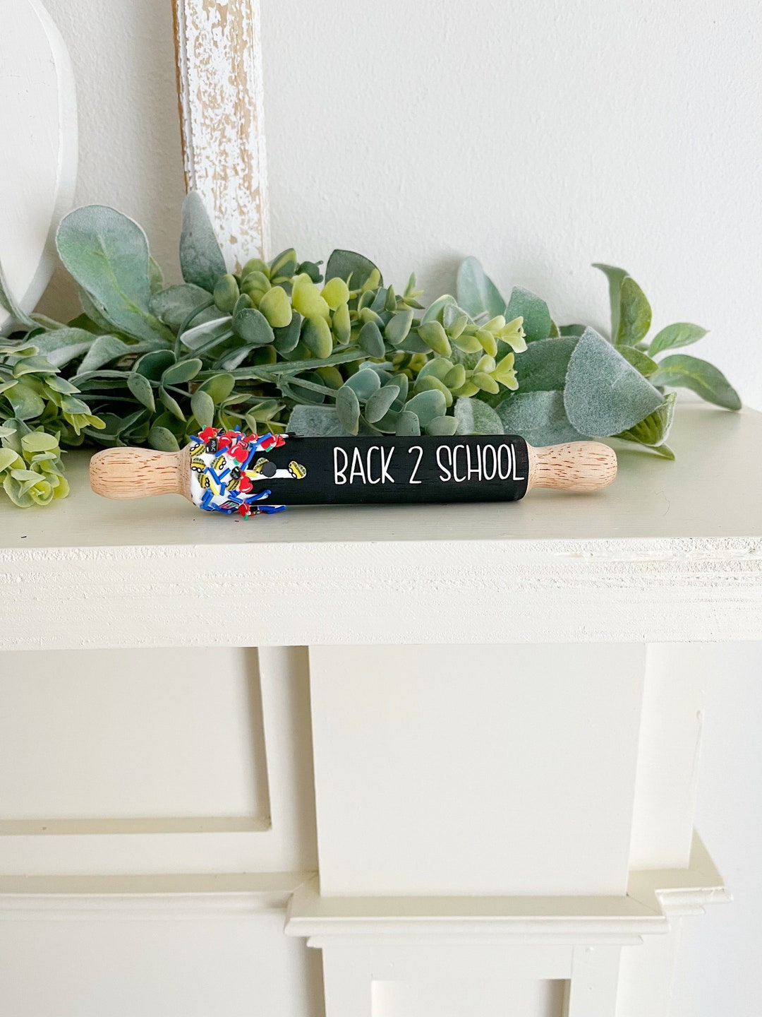 Back 2 School Rolling Pin, School Themed Decor - Etsy