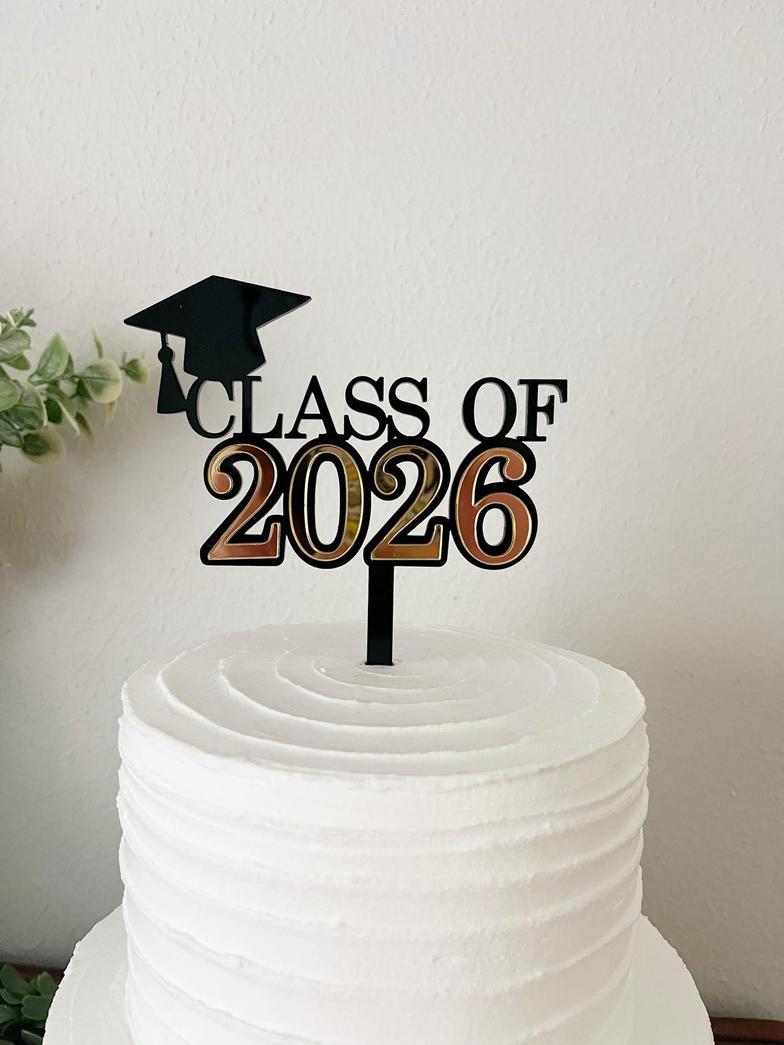 Class of 2026 Graduation Cake Topper | Acrylic Grad Party Decor - Etsy