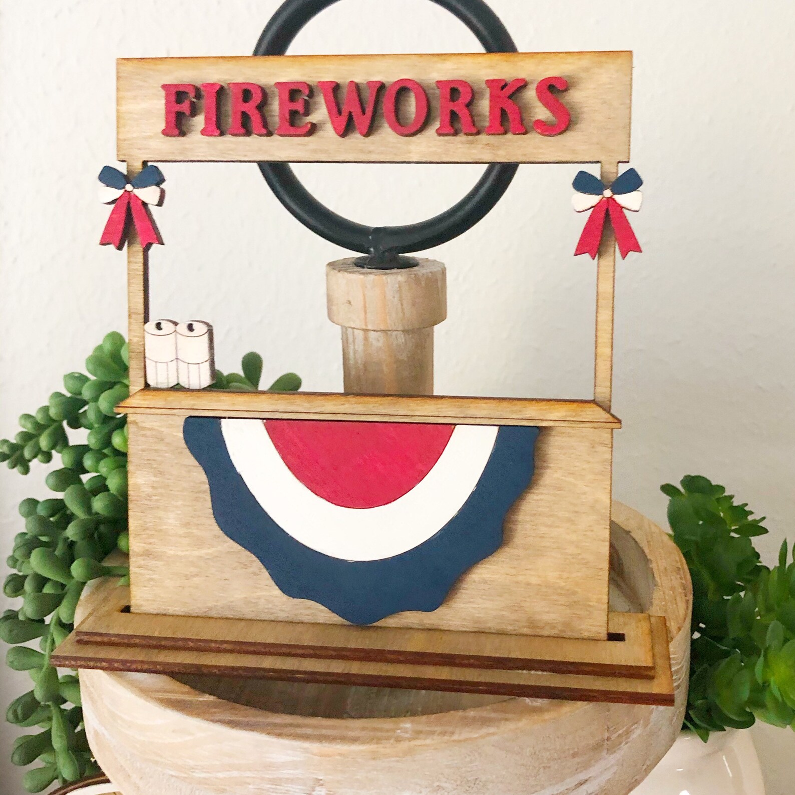 Fireworks Stand Fourth of July Patriotic Fireworks Tiered - Etsy