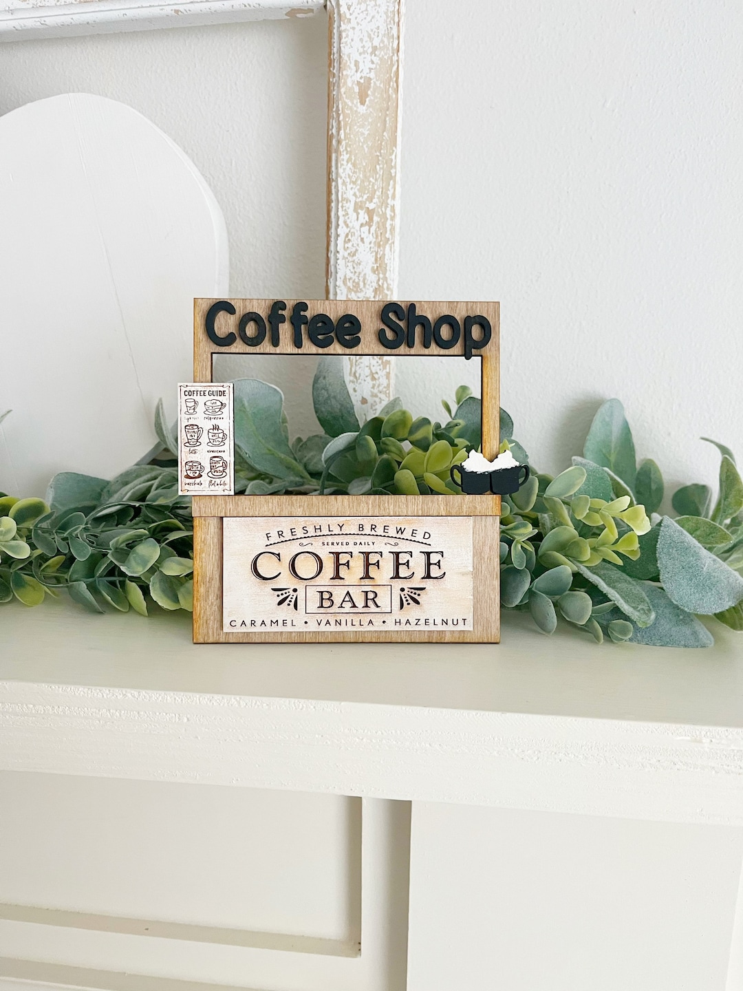 Coffee Stand Sign, Tiered Tray Coffee Theme, Coffee Bar - Etsy