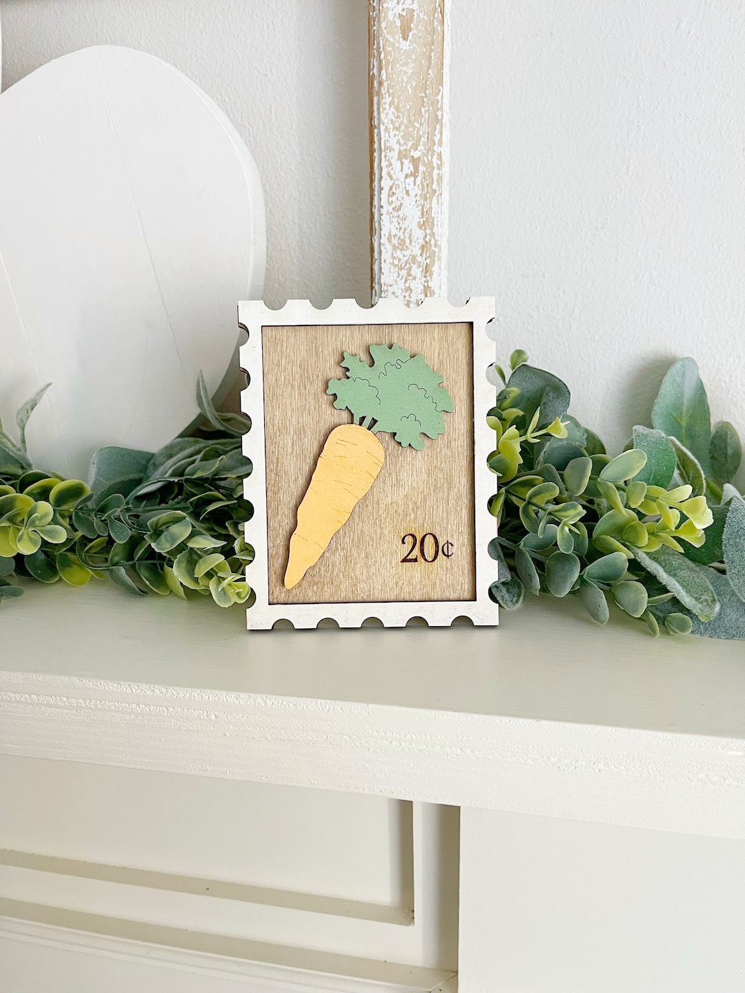 Carrot Stamp Sign, Tiered Tray Decor, Easter Decor, Carrots Sign ...
