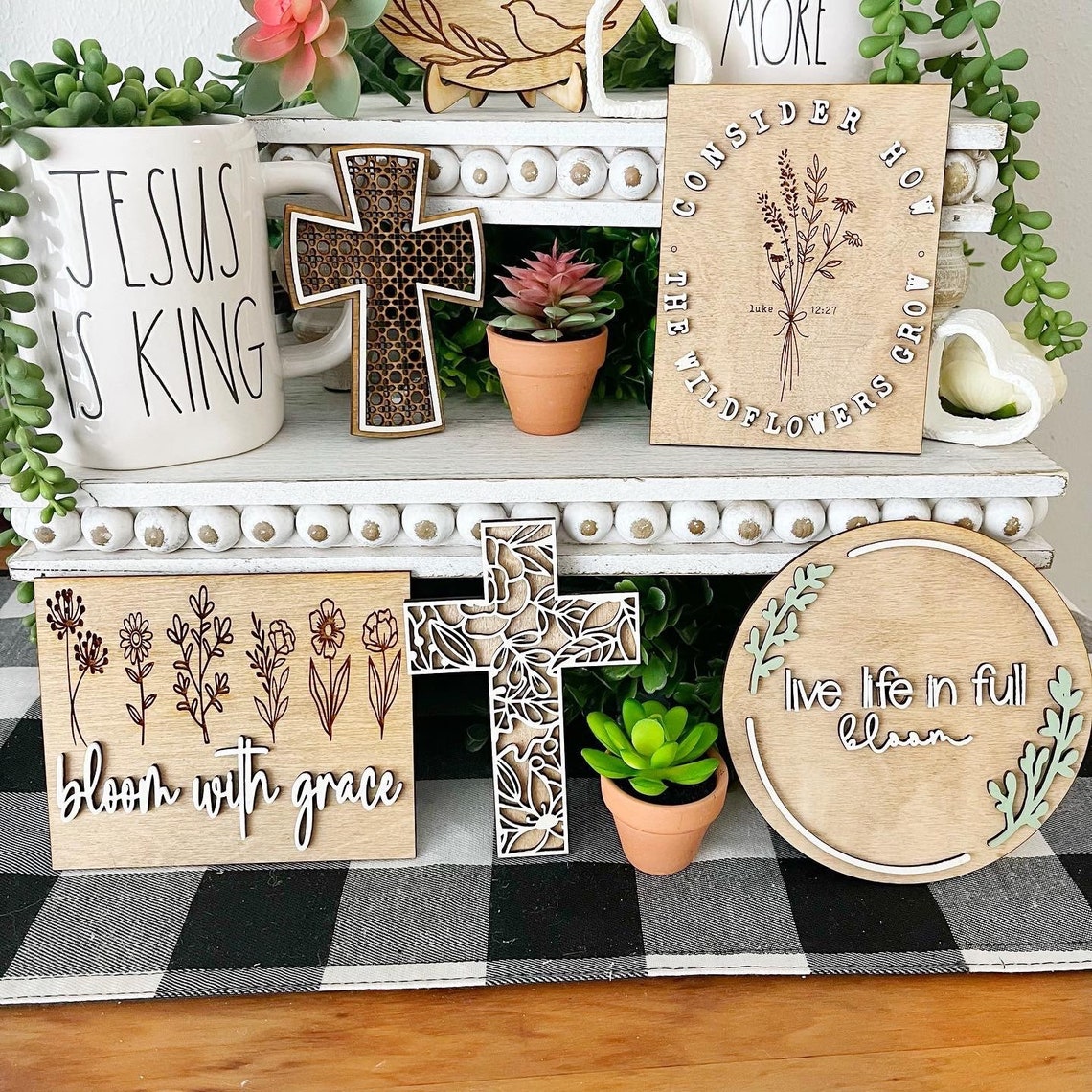 Bloom With Grace Sign Bible Verse Sign. - Etsy