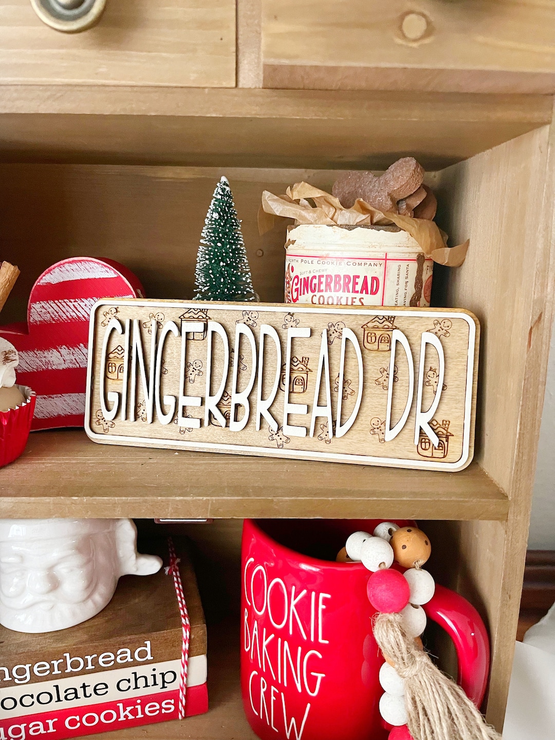 Gingerbread Dr Sign, Tiered Tray Christmas Theme, Christmas Cookie ...