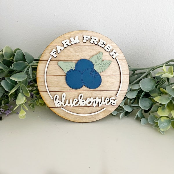 Blueberry Sign - Etsy