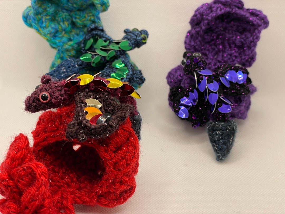 Hatchling Scale Amphiptere Dragon: PM for Color Selection - Etsy