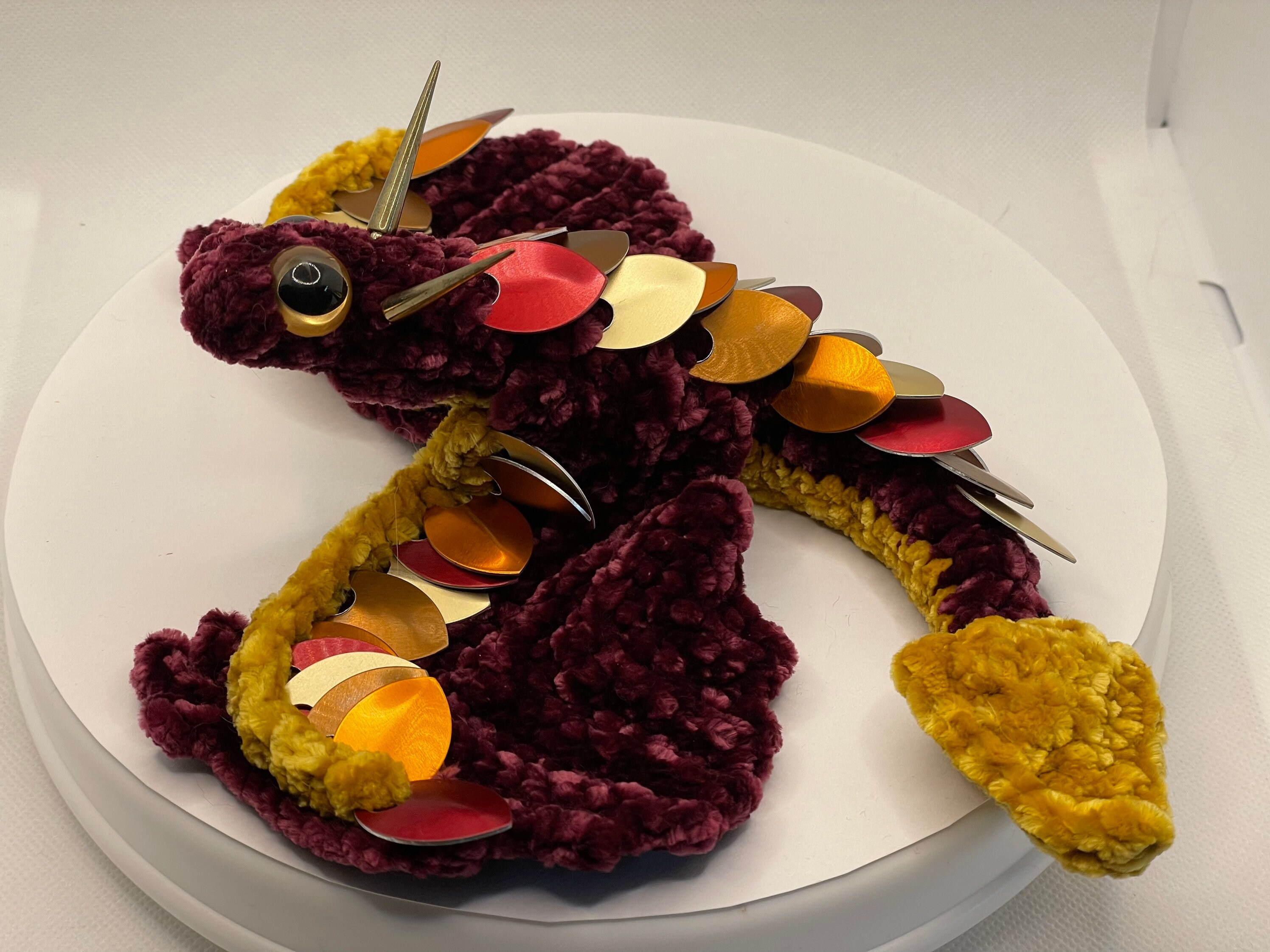 Velvet Scaled Amphiptere Dragon - Etsy