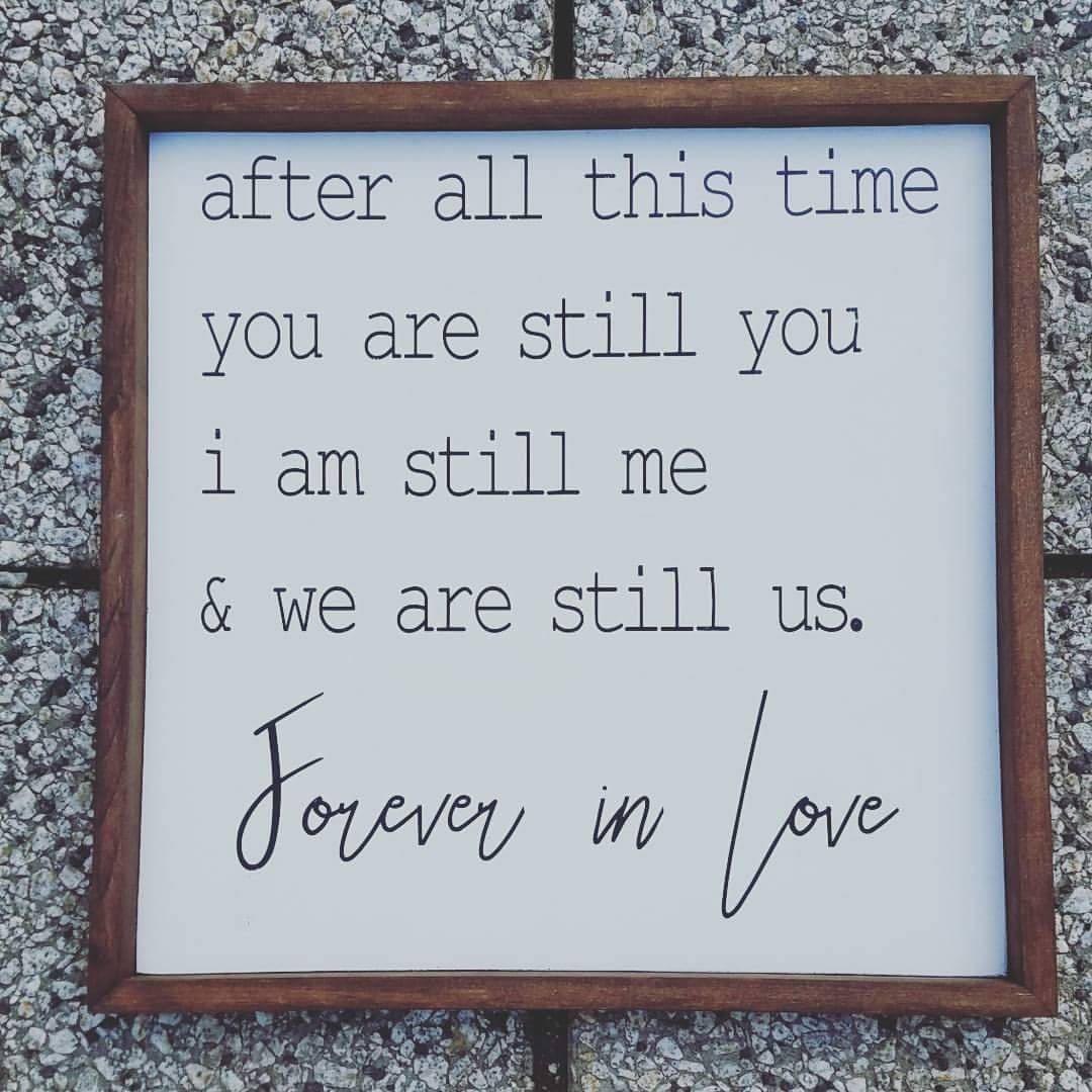 Forever in Love Sign - Etsy