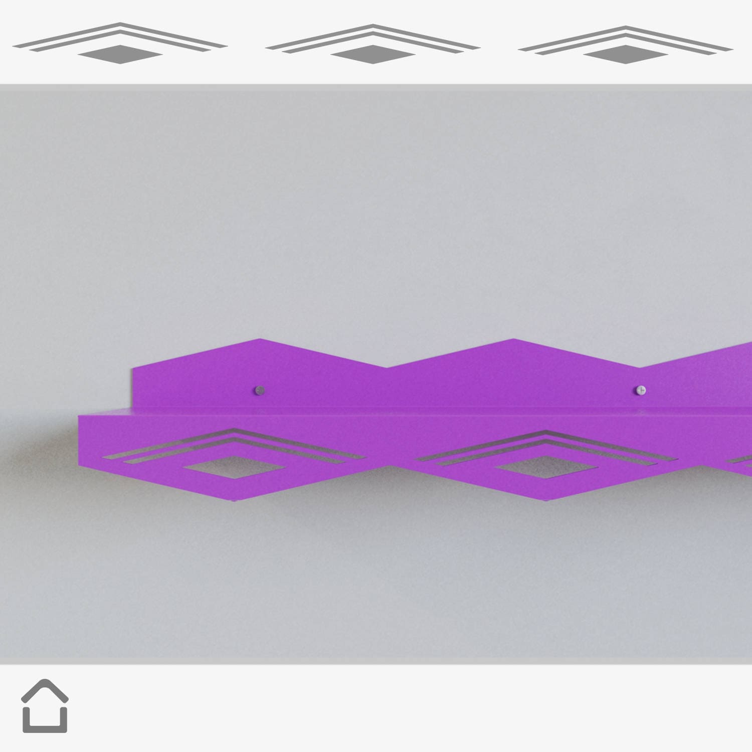 Wall Laser Cut Shelf Geometric for Kitchen/bedroom/livingroom/coffee ...