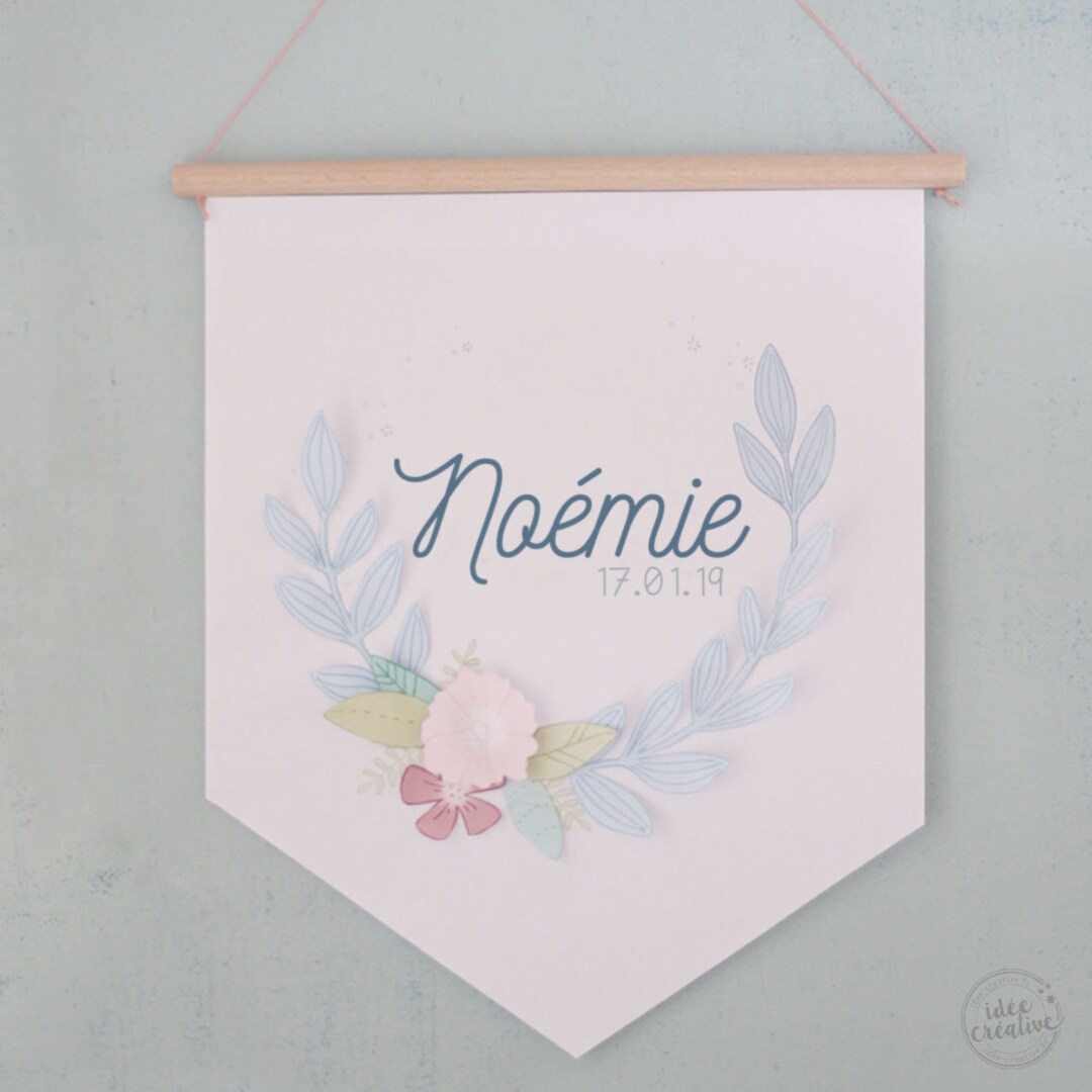Floral Embossed Customize Flag Kit - Etsy