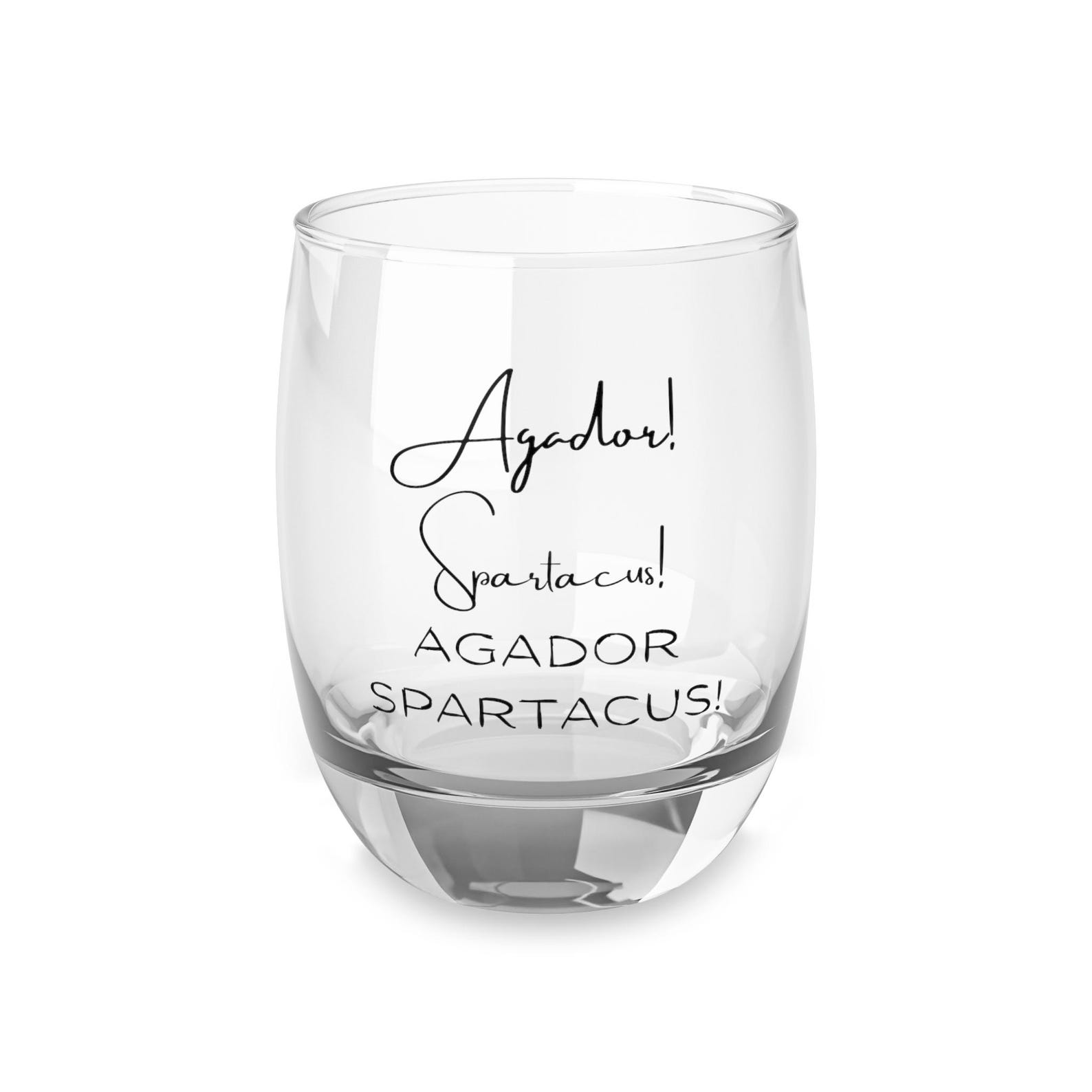 Agador! Spartacus! - the Birdcage Themed Whiskey Glass - Etsy