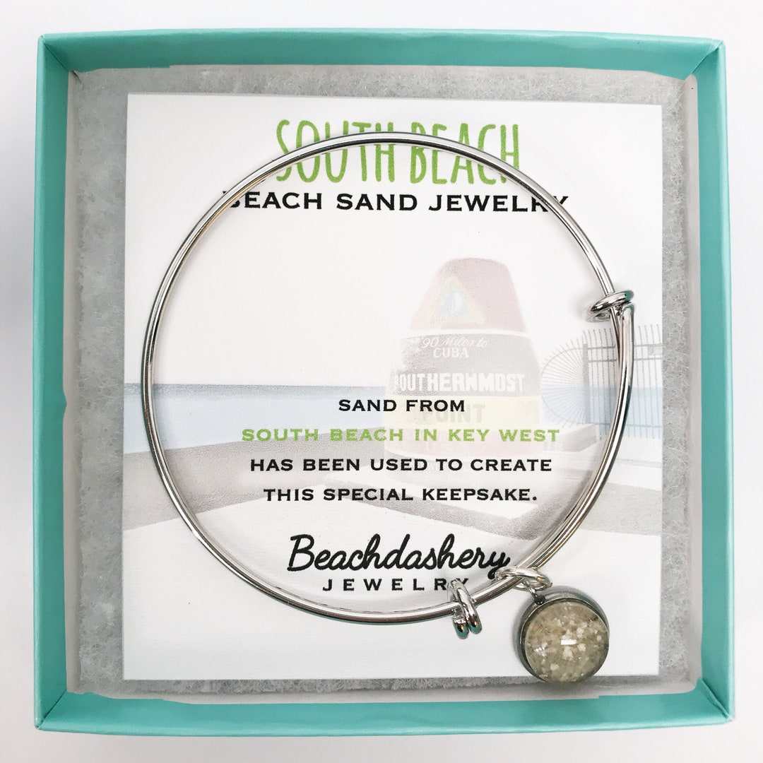 South Beach Key West Sand Jewelry | Handmade Florida Beach Sand Pendant ...