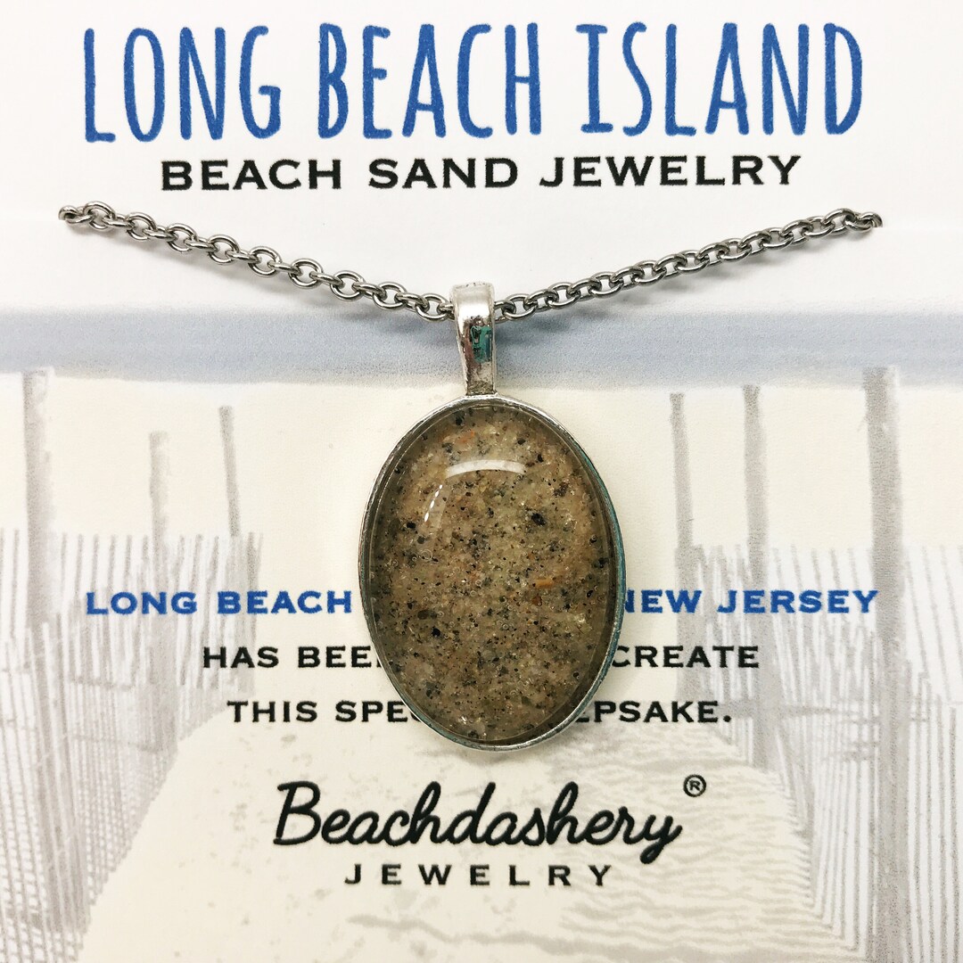 Long Beach Island NJ Sand Jewelry | Custom Beach Sand Pendant ...