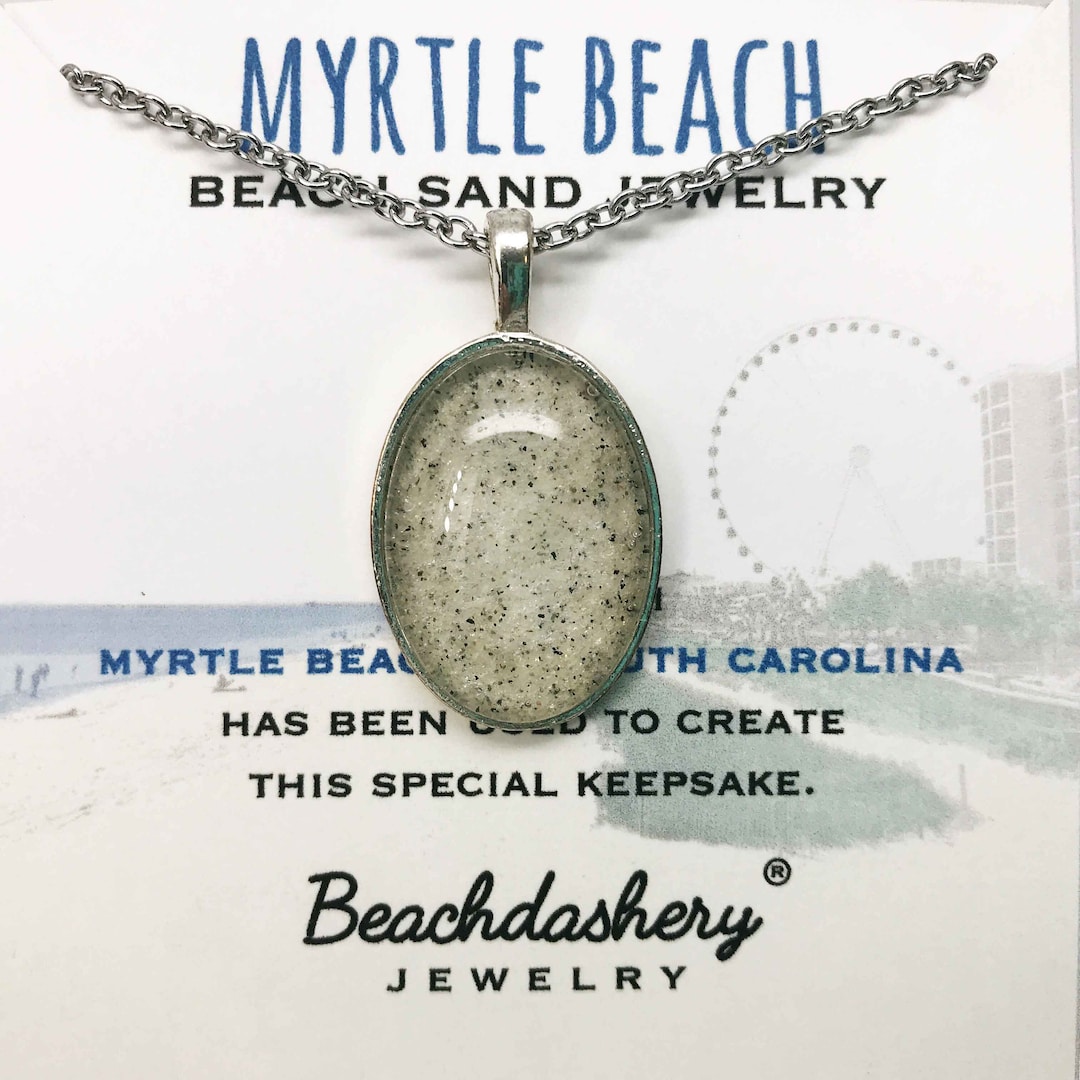Myrtle Beach Sand Jewelry • Real Coastal Souvenir Gift • Ocean ...