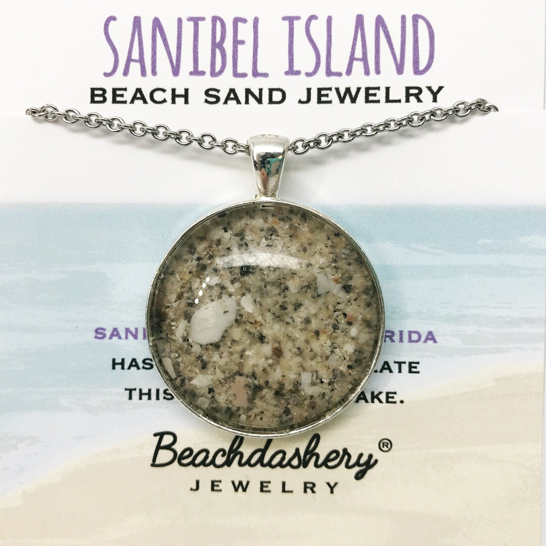 Sanibel Island Florida Sand Jewelry • Florida Beach Sand Necklace ...