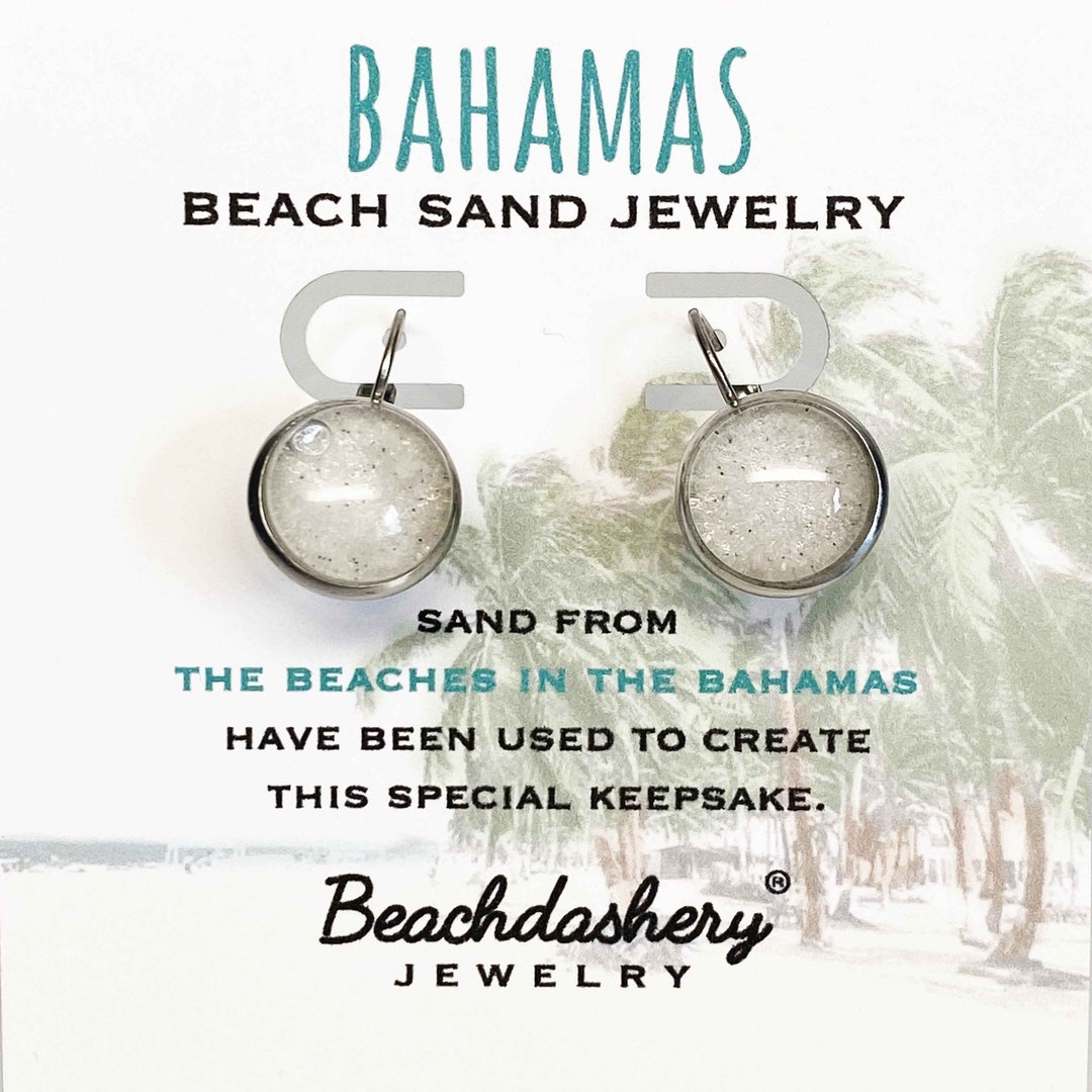 Bahamas Caribbean Island Beach Sand Jewelry | Handcrafted Tropical Sand ...