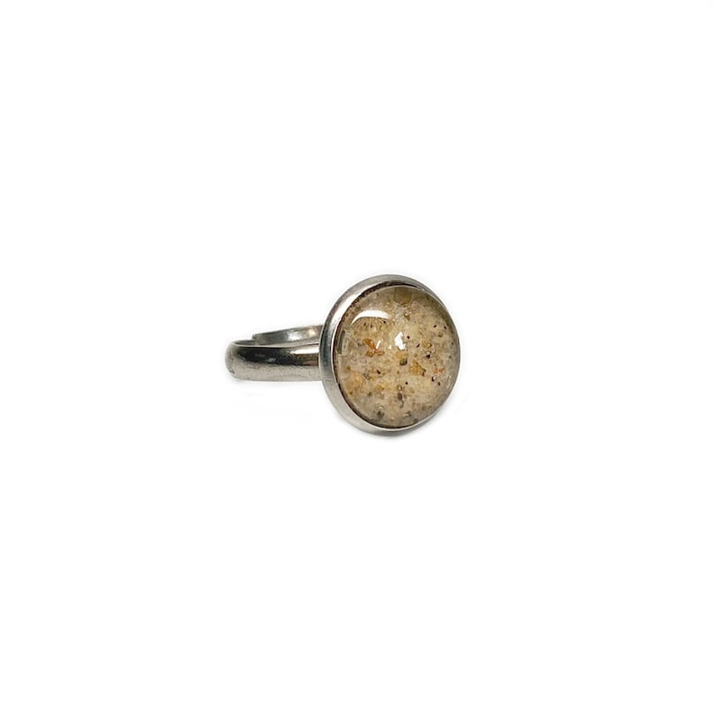 Real Beach Sand Ring, Stainless Steel Travel Keepsake - Etsy
