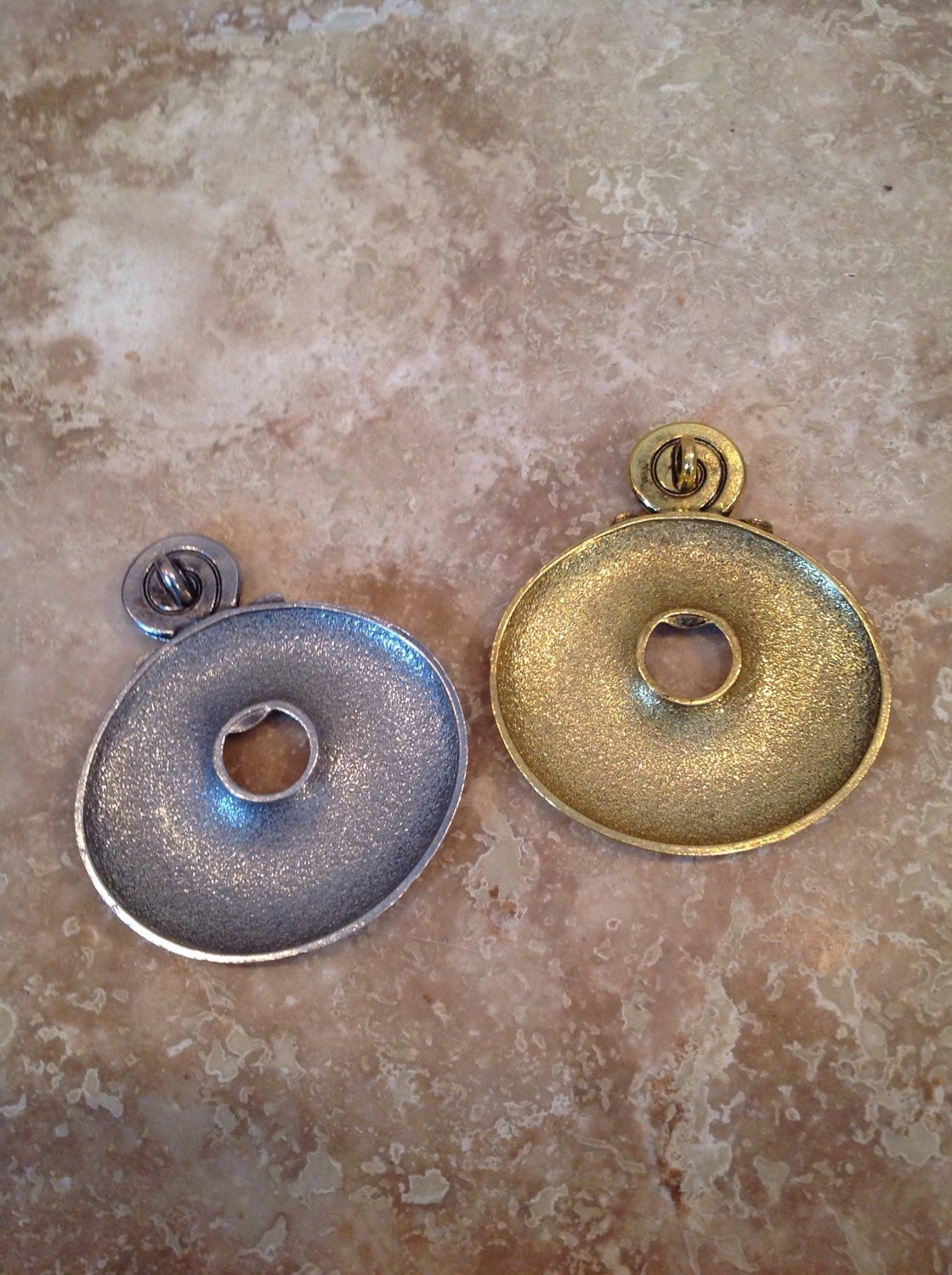 Circle Pendant With Hidden Bail, Free Shipping, Ships From Canada - Etsy