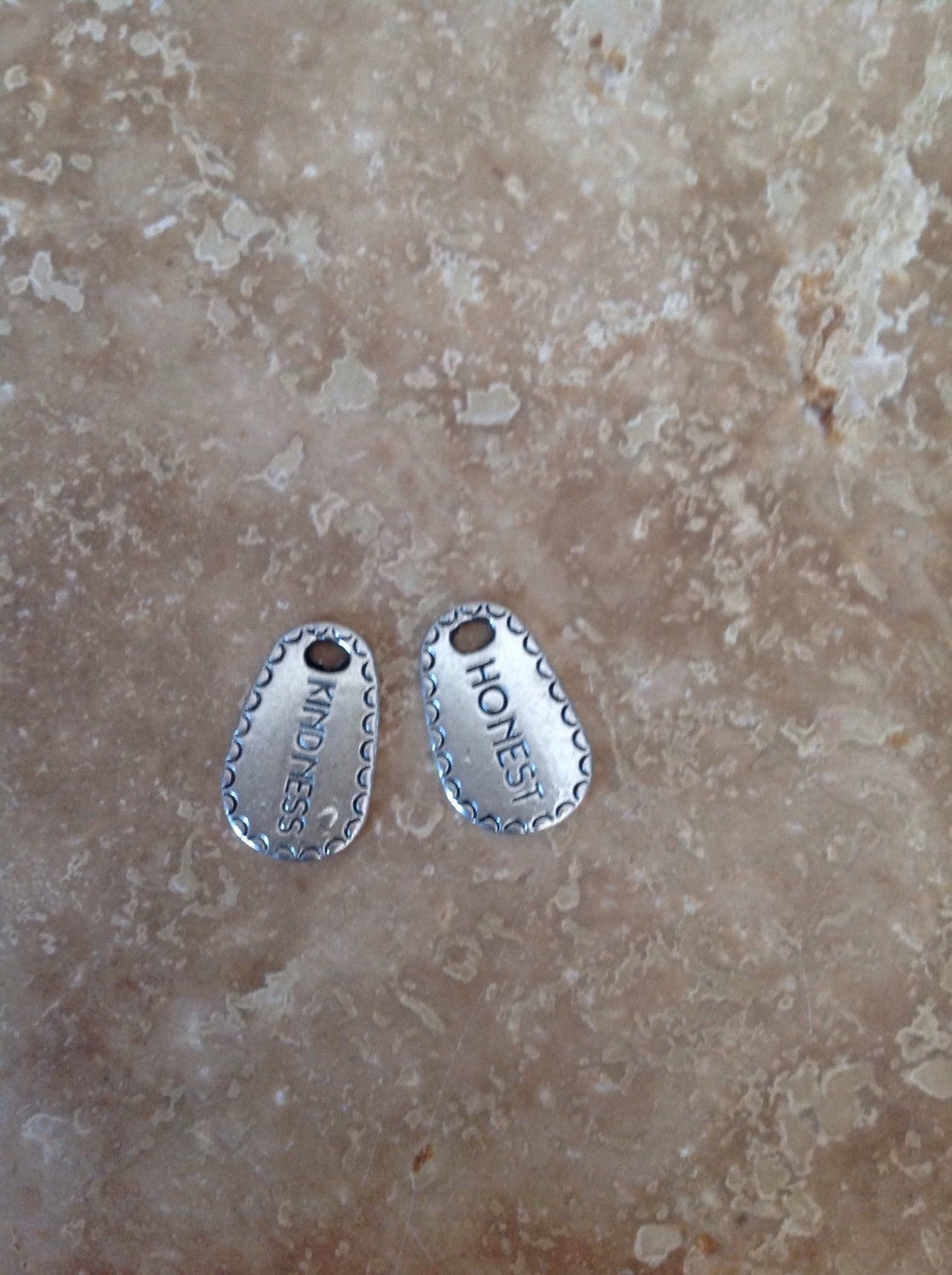 Kindness and Honest Charms Pair, Free Shipping, Ships From Canada - Etsy