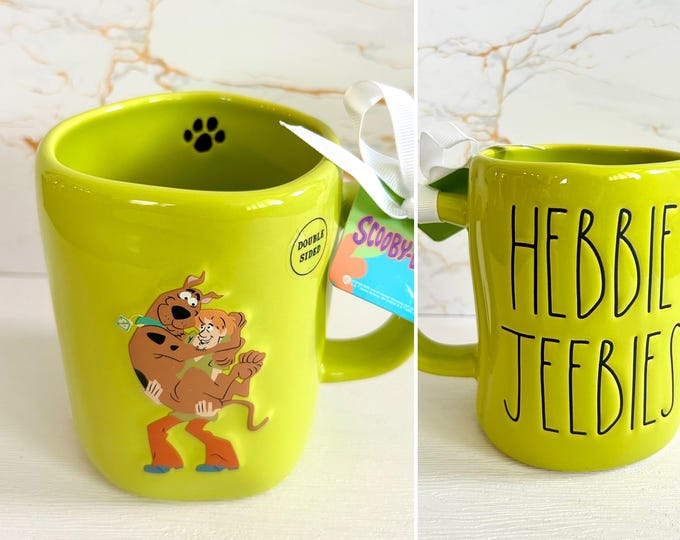 Rae Dunn Collectible Original Scooby Doo Coffee Tea Mug Heebie Jeebies ...
