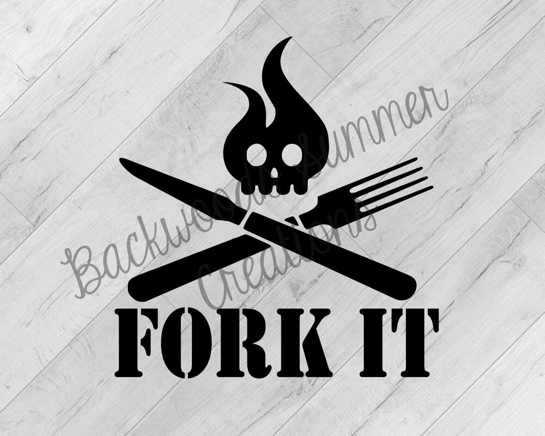 DIGITAL FILE Fork It SVG - Cut File for Crafters - Clipart - Fall ...