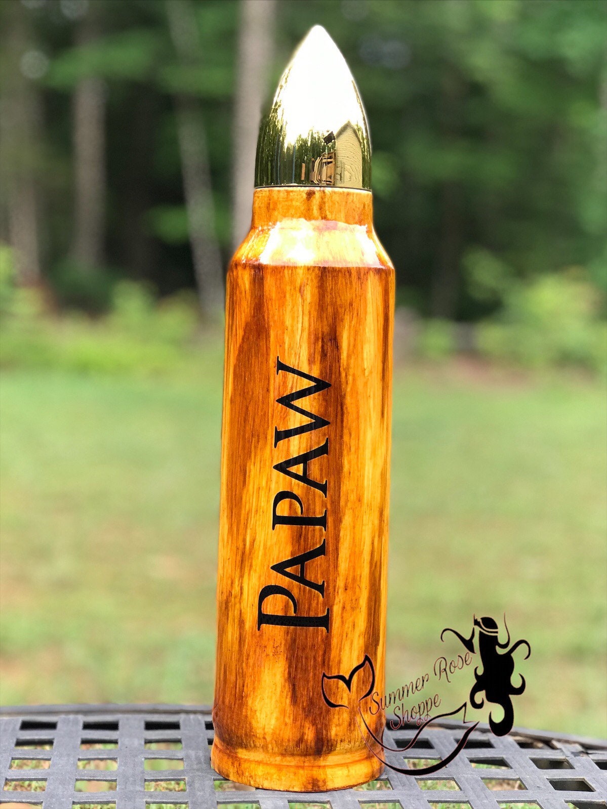 We the People Bullet Wood Grain Tumbler American Flag | Etsy