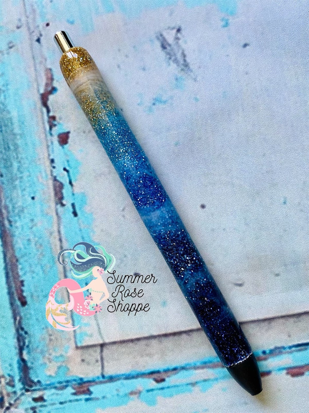 Ocean Theme Pen Hand Painted Personalized Ocean Gel Pen - Etsy