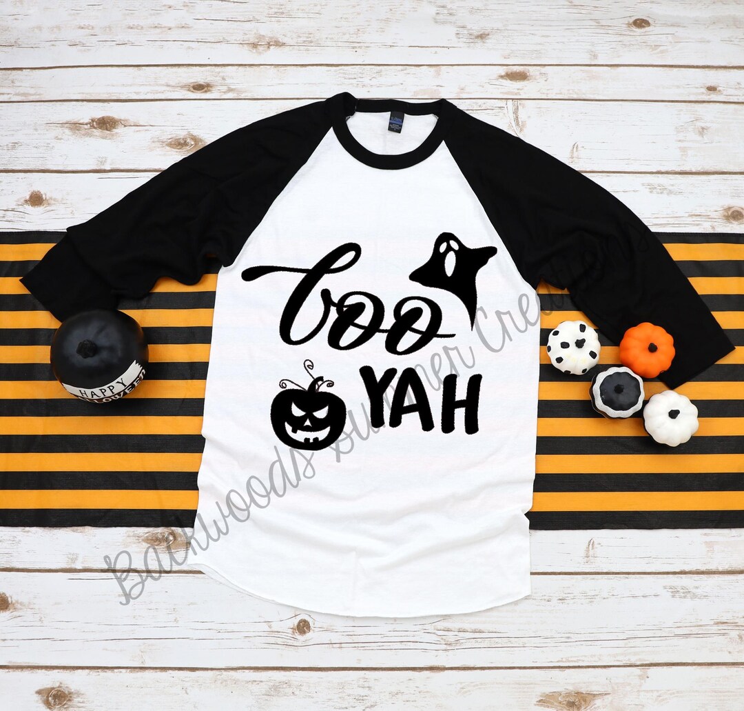 Boo Yah SVG | Funny Halloween Ghost SVG | Cute Spooky Shirt Design ...