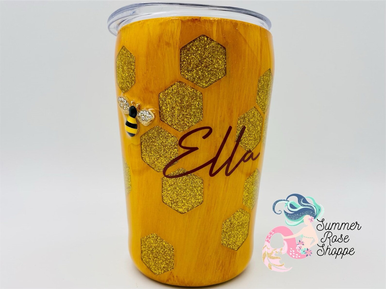 Honeycomb and Bumble Bee Tumbler Stainless Steel Tumbler - Etsy